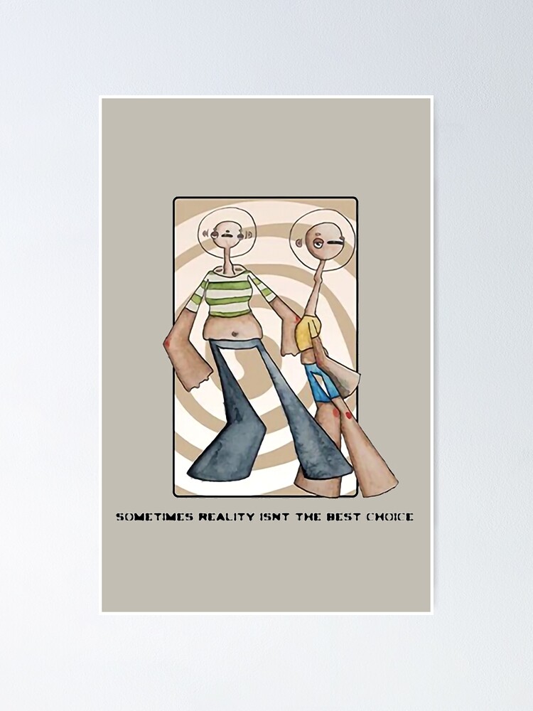 "Drew Phillips - "REALITY" Artwork Apparel " Poster for Sale by Ideas ...