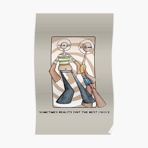 "Drew Phillips - "REALITY" Artwork Apparel " Poster for Sale by Ideas ...