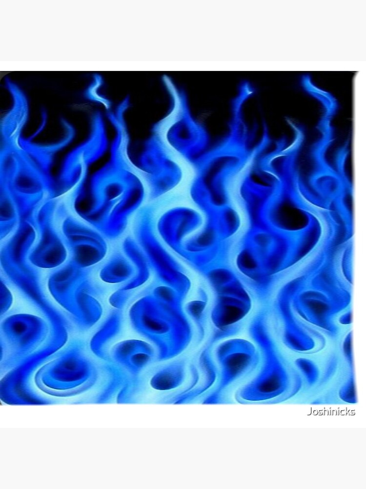 "Artistic Blue Flame Aesthetic" Poster for Sale by Joshinicks | Redbubble