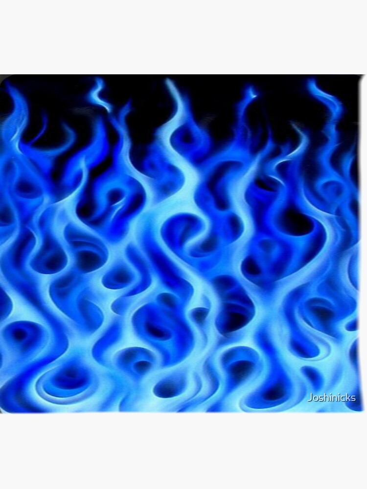 "Artistic Blue Flame Aesthetic" Sticker for Sale by Joshinicks | Redbubble
