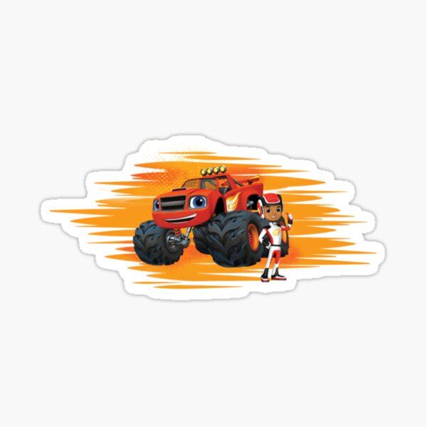 "Blaze & the Monster Machines" Sticker by Gaelley | Redbubble
