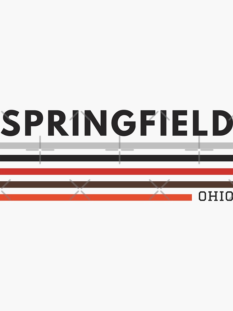 "Springfield Ohio" Sticker by Taumaturgo | Redbubble