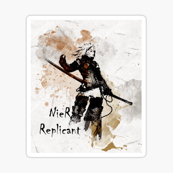 "NieR Replicant *Painting*" Sticker by Stylizing4You | Redbubble