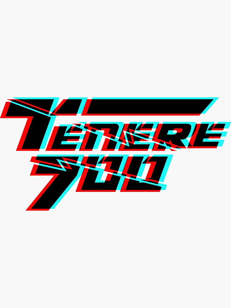 "Yamaha Tenere 700 Logo 3D-Effect" Sticker by 65fahrenheit | Redbubble