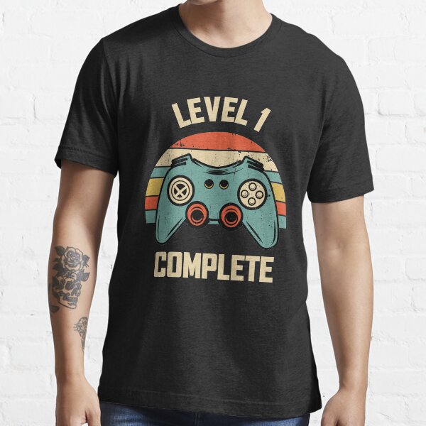 "Level 1 Complete Vintage" T-shirt for Sale by ClassyC | Redbubble ...