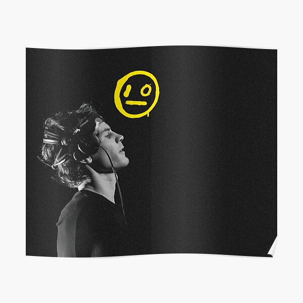 "Garrett Lockhart i_o EDM Yellow" Poster by JozyMaleka | Redbubble