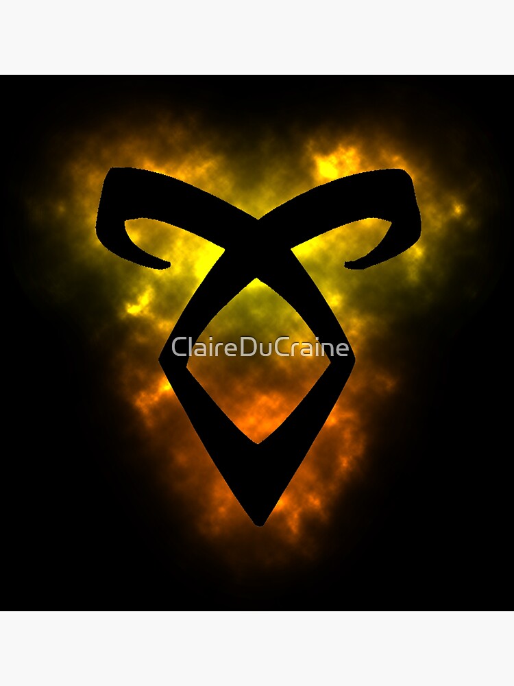 "Angelic Power (Rune on Fire) - TMI/Shadowhunters" Sticker by ...