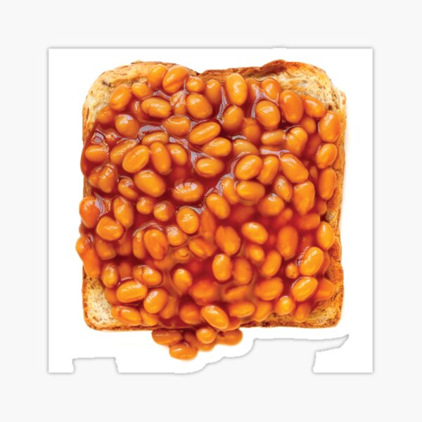 "Baked Beans On Toast Meme" Sticker for Sale by Purplerain457 | Redbubble