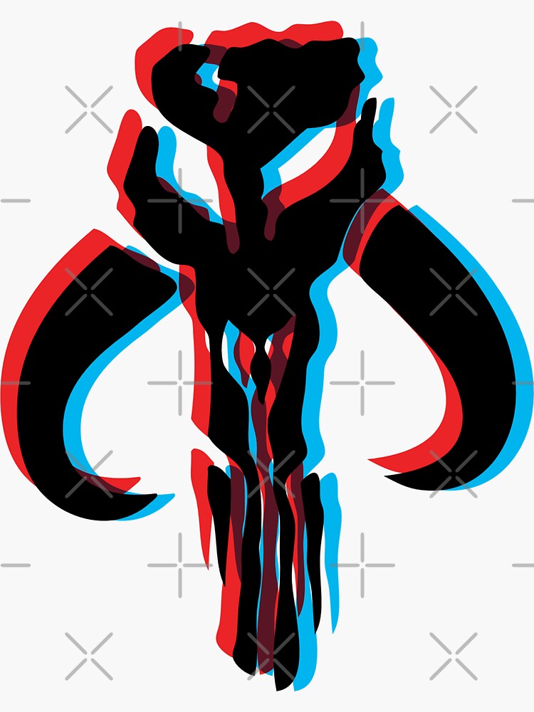 "Mythosaur 3D Shift" Sticker for Sale by 9melonsdeep | Redbubble