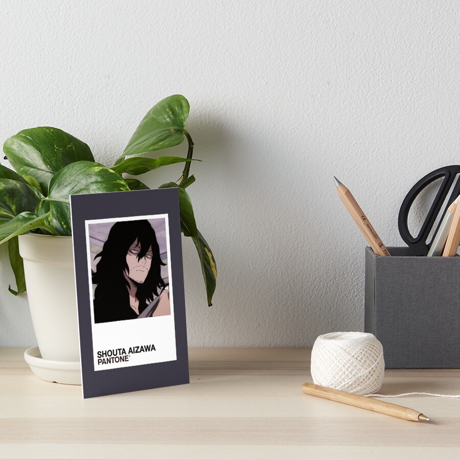 Shouta Aizawa Color Swatch Art Board Print By Dayna5970 Redbubble