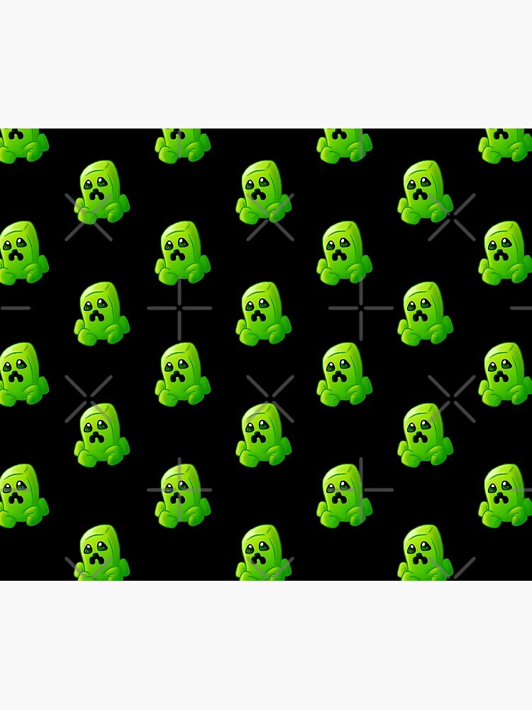 "Cute Creeper Parody Face Sticker" Shower Curtain for Sale by ApexArtz ...