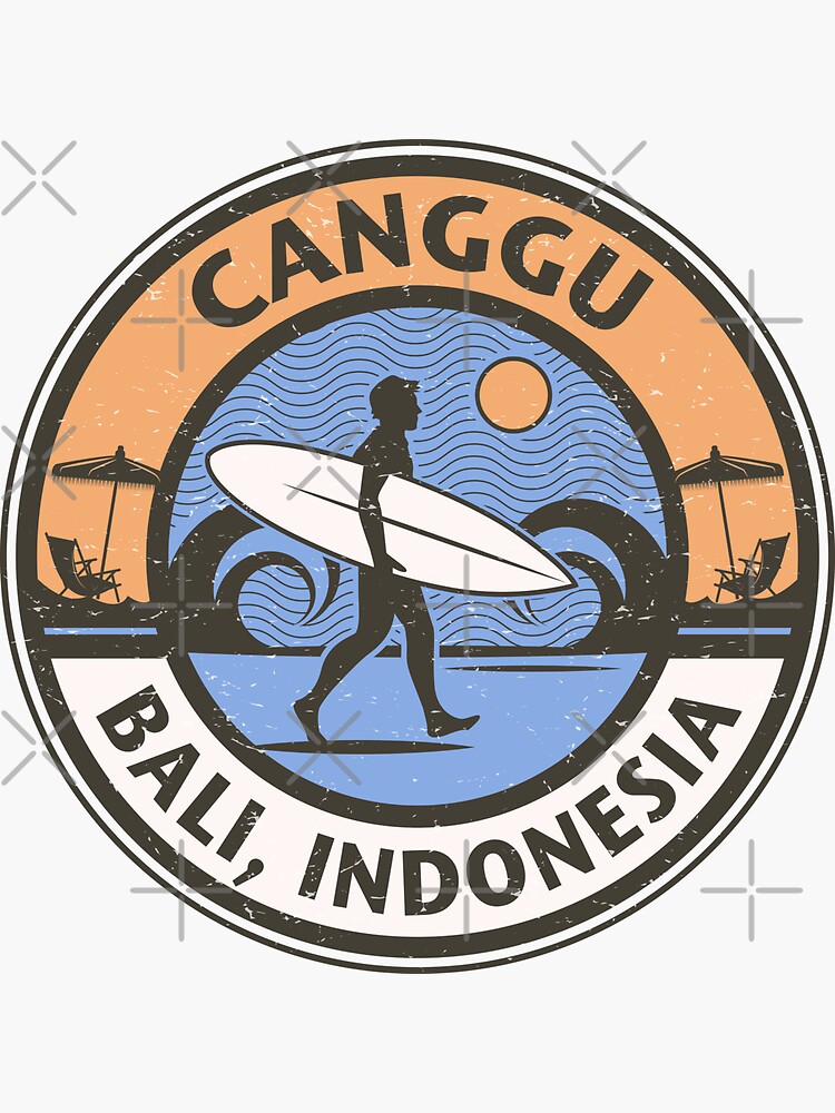 "Canggu, Bali, Indonesia" Sticker for Sale by studio838 | Redbubble