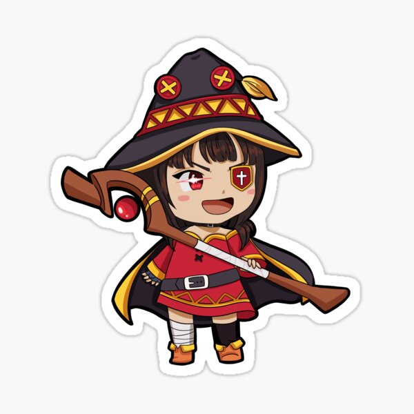 "Megumin" Sticker for Sale by MitsuriNeko | Redbubble