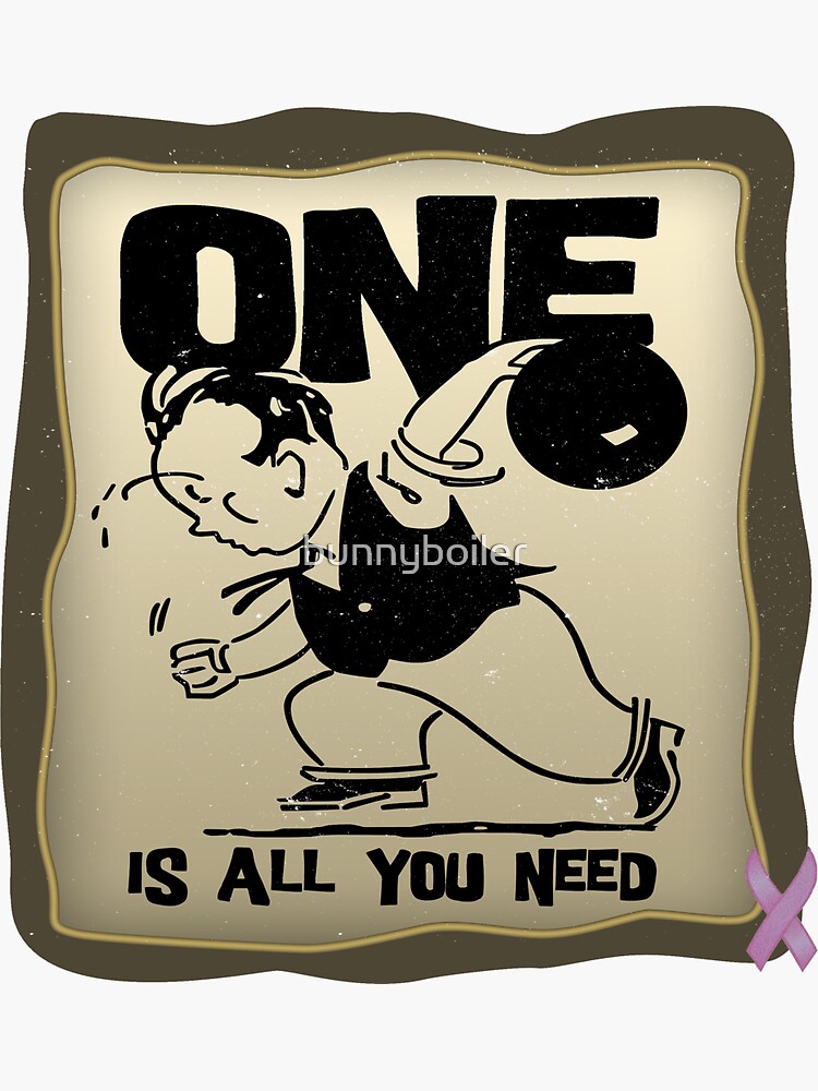 "One Ball Man" Sticker for Sale by bunnyboiler | Redbubble