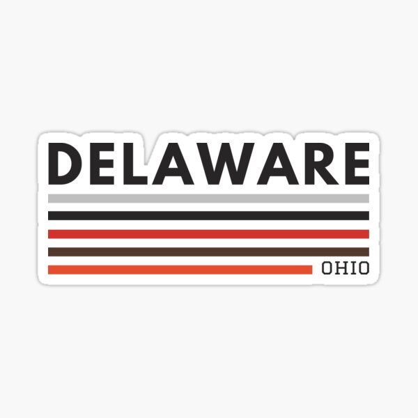 "Delaware Ohio" Sticker for Sale by Taumaturgo | Redbubble