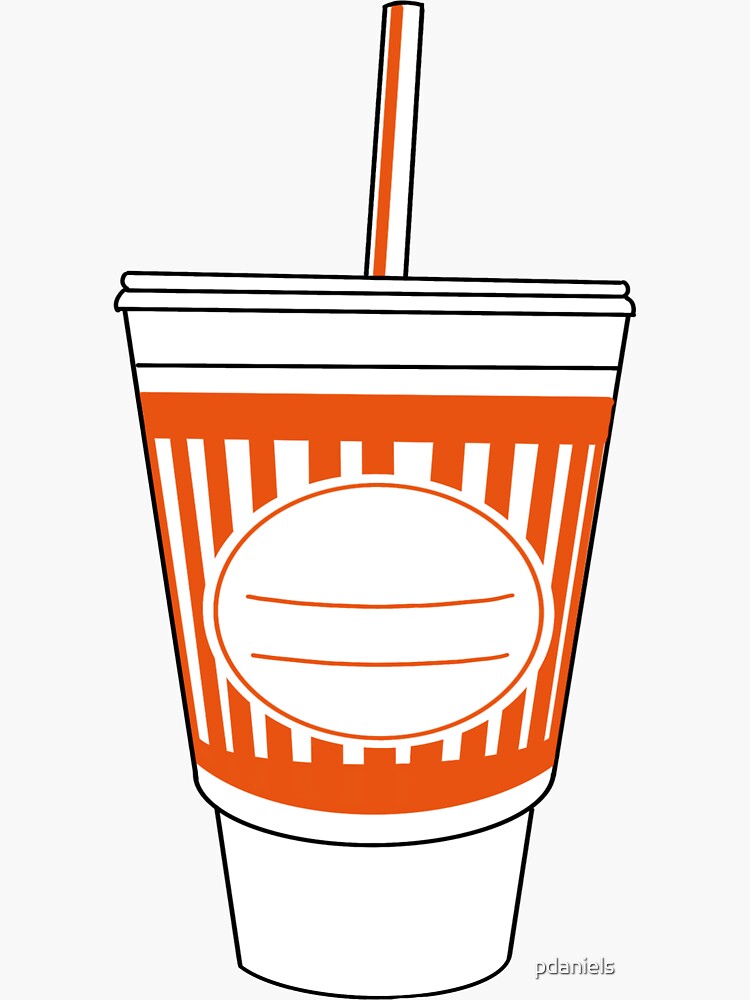 "Whataburger Cup" Sticker by pdaniels | Redbubble