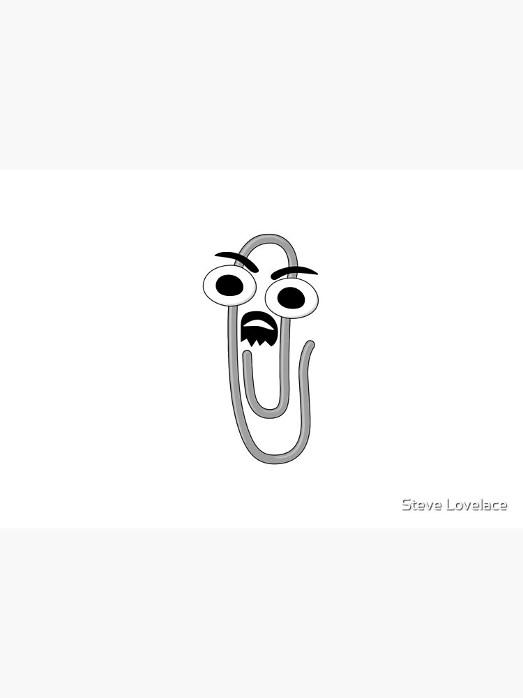 "Evil Paper Clip" Mask for Sale by stevenjlovelace | Redbubble