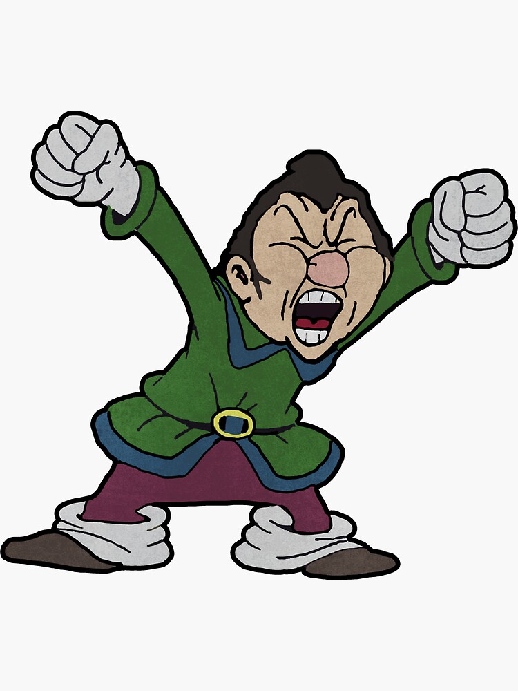 "RageA_Color_V2" Sticker by LastHabitat | Redbubble