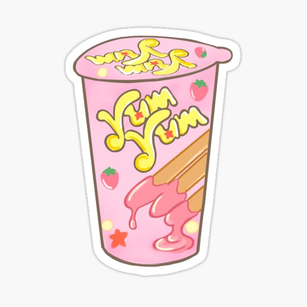 "Yan Yan Strawberry Asian Snack" Sticker by coolmonkey05 | Redbubble