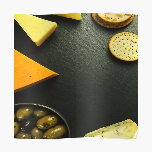 "various types of cheese" Poster by Rajzone | Redbubble