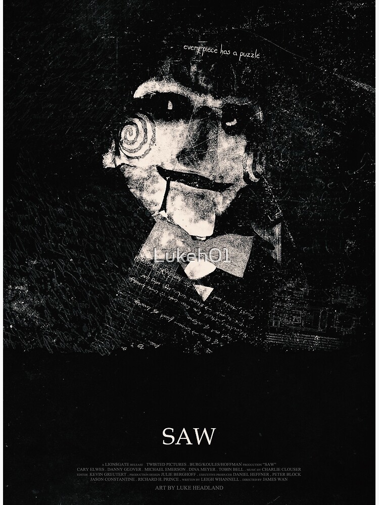 "Saw 2004 Poster" Poster by Lukeh01 | Redbubble