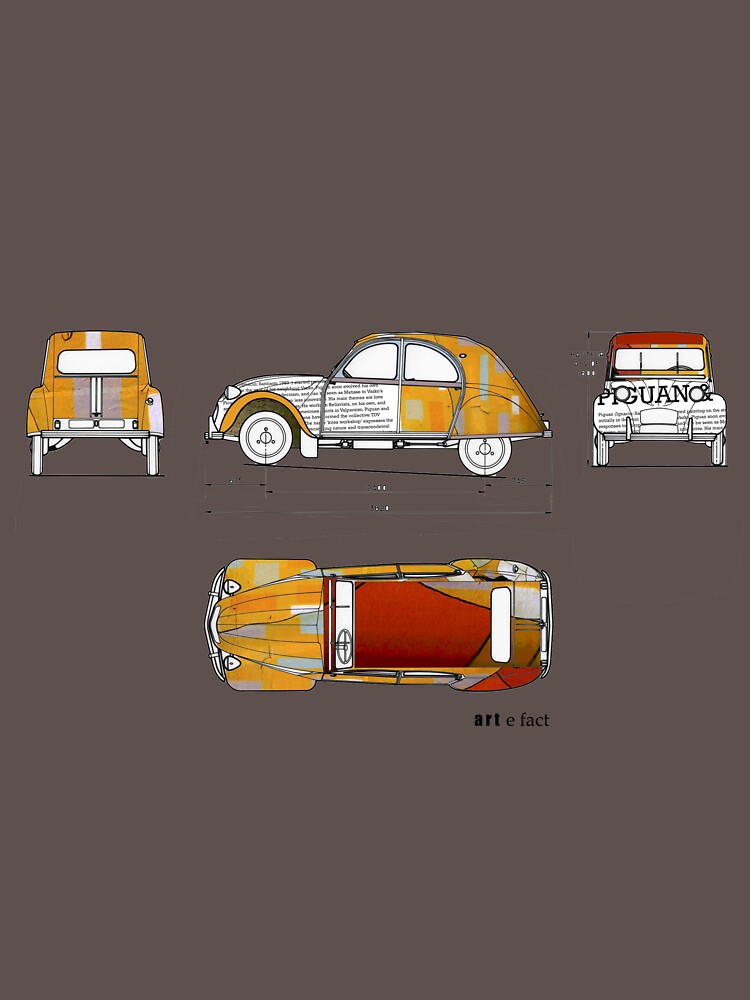 "2CV" T-shirt for Sale by nadia32 | Redbubble | car t-shirts - 2cv t ...
