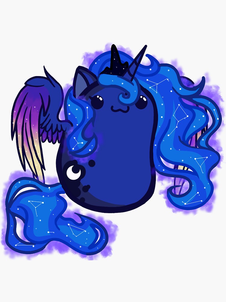 "Luna Potato" Sticker for Sale by StainedGlassLH | Redbubble