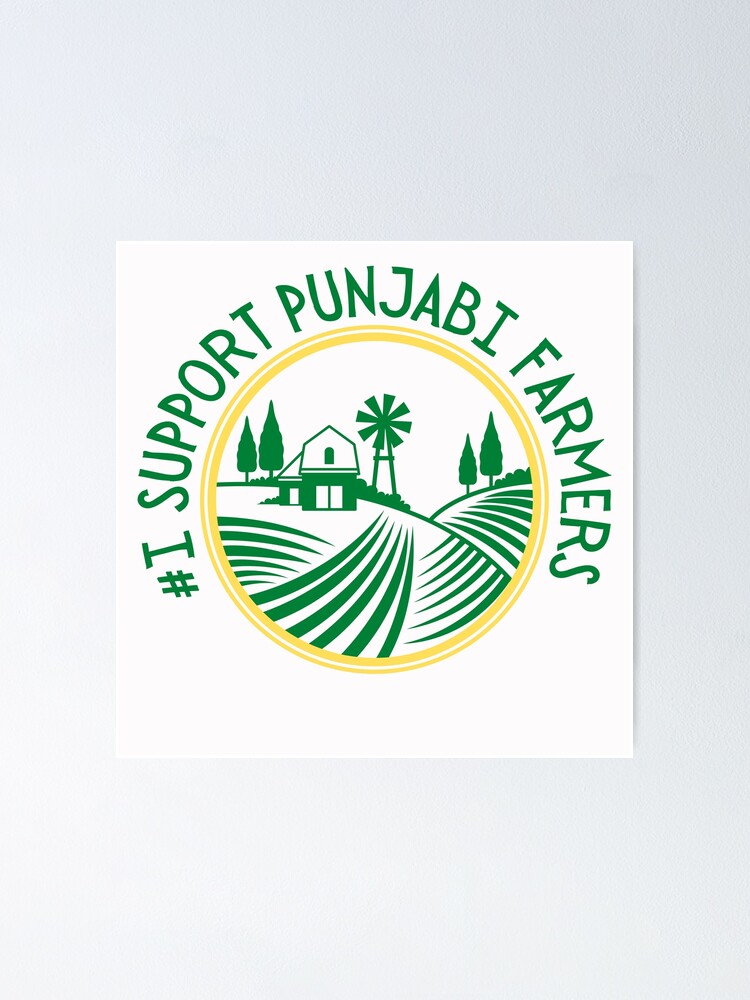 "Kisan Protest" Poster by jkulling | Redbubble