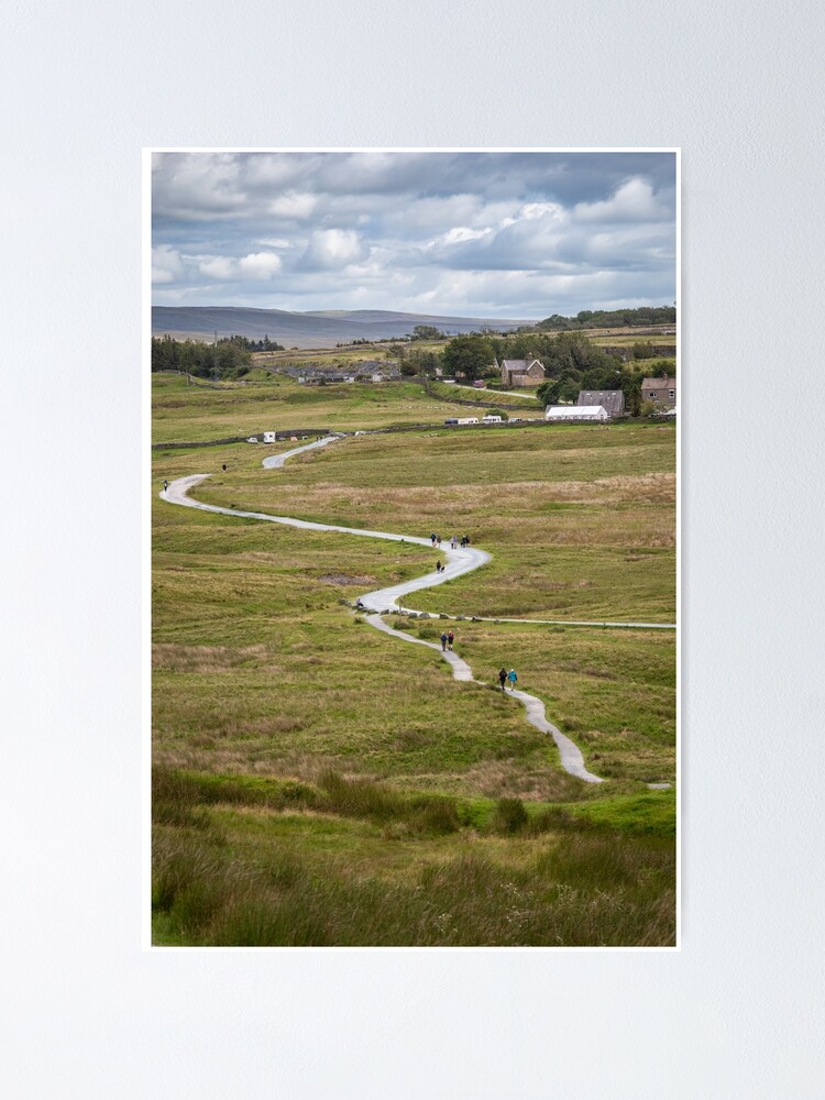 "Path At The Ribblehead Viaduct, Yorkshire" Poster for Sale by ...