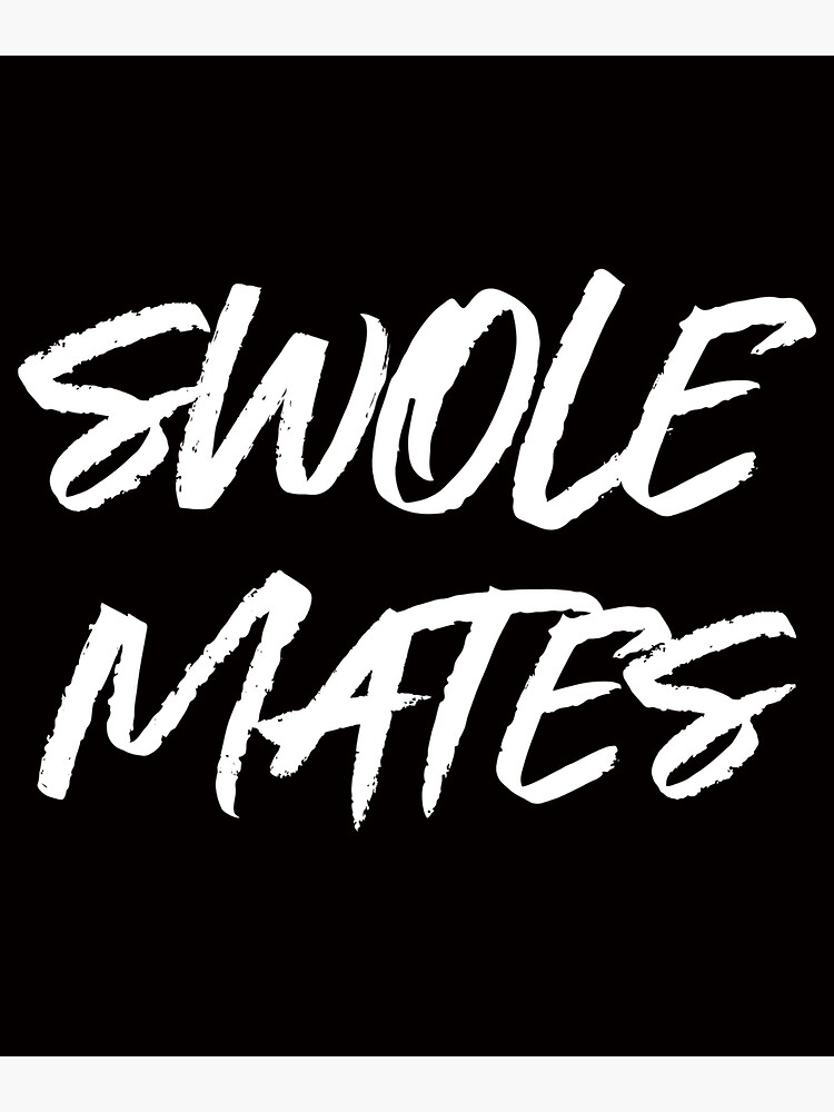 "Swole Mates" Poster by appezoid | Redbubble