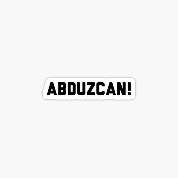 Pegatina «Abduzcan» de andreskaizen | Redbubble
