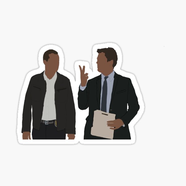 "Tony & McGee NCIS" Sticker for Sale by graffeoej | Redbubble