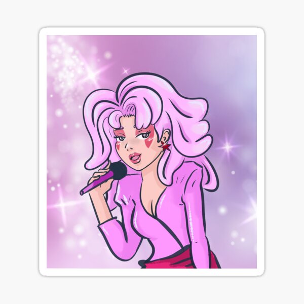 "Jem and the Holograms Fan Art" Sticker for Sale by jlibrandi | Redbubble