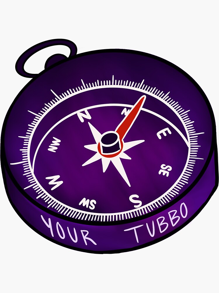 "Your Tubbo Compass " Sticker by hadleyu | Redbubble