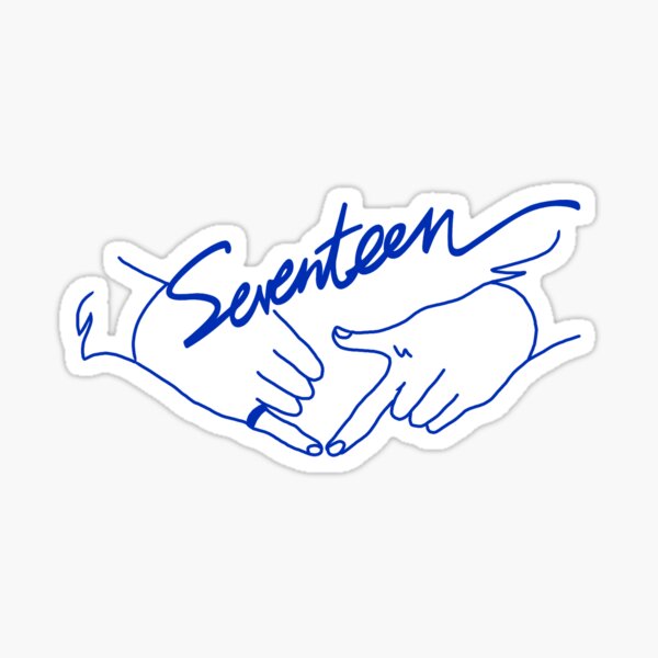 "SEVENTEEN Concert Boys Wish Logo 2" Sticker for Sale by skeletonvenus ...