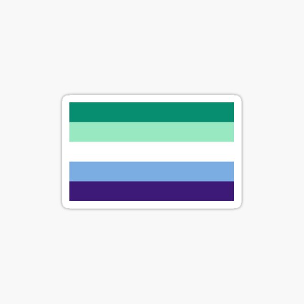 "Men liking men pride flag" Sticker for Sale by Hipsterhospital | Redbubble