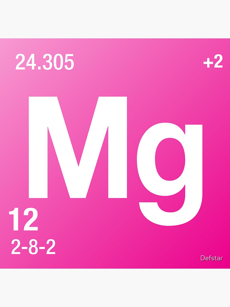 "Element Magnesium" Sticker by Defstar | Redbubble