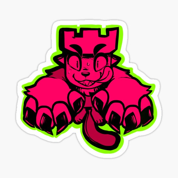 "CASTLE CAT !! | MAUSLAND" Sticker for Sale by lewdshibe | Redbubble