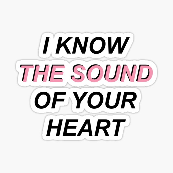 "THE SOUND" Sticker for Sale by 17slwt | Redbubble