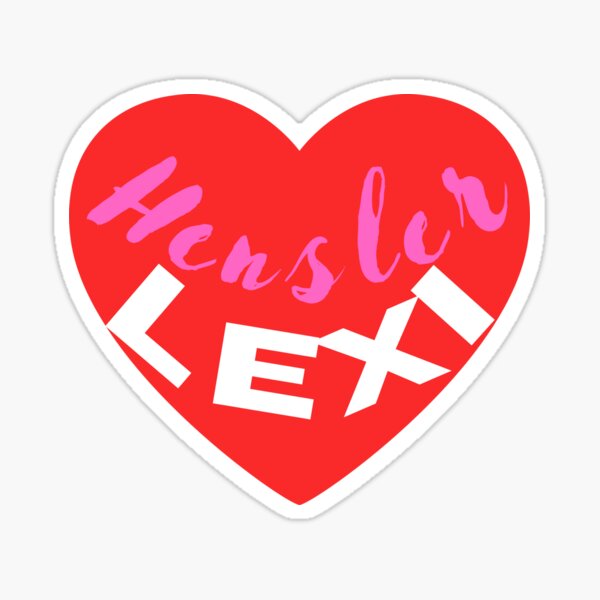 "lexi hensler" Sticker for Sale by wonderfularrt | Redbubble