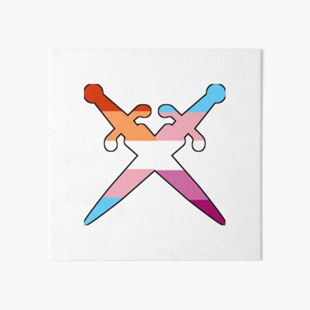 "Trans Lesbian Swords" Art Board Print for Sale by eclipseelysium ...