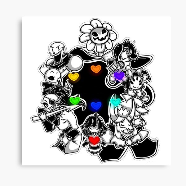 "undertale" Canvas Print by joserf | Redbubble