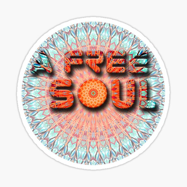 "A Free Soul" Sticker for Sale by banorichie | Redbubble