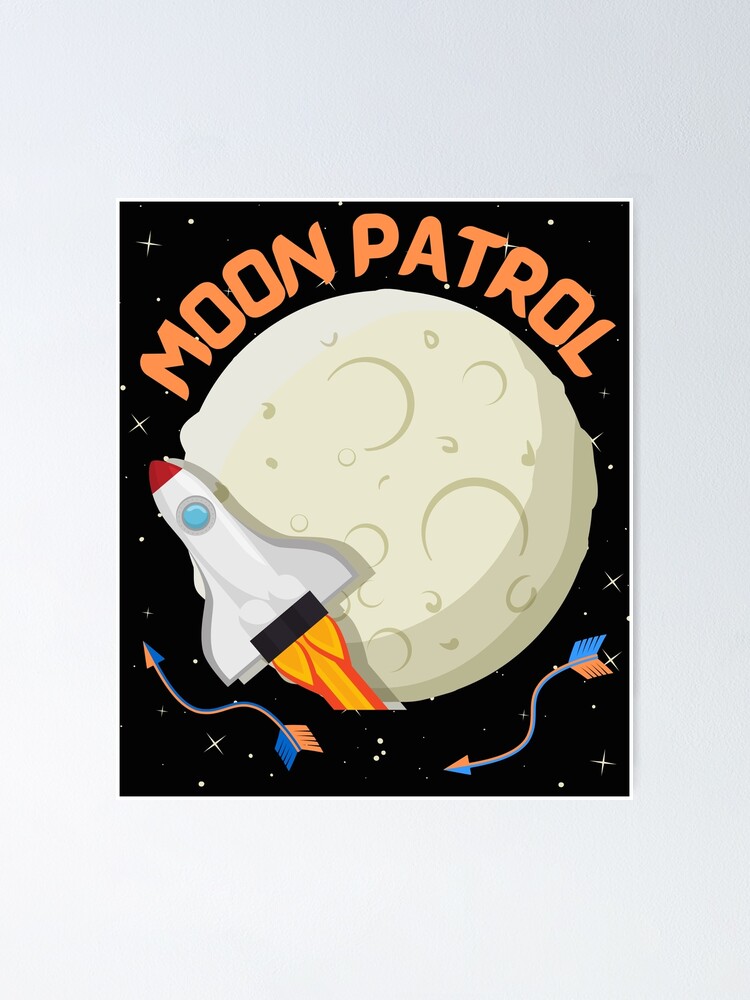 "Moonpatrol, Moon patrol, Retro, moon, space, arcade, moonpatrol ...