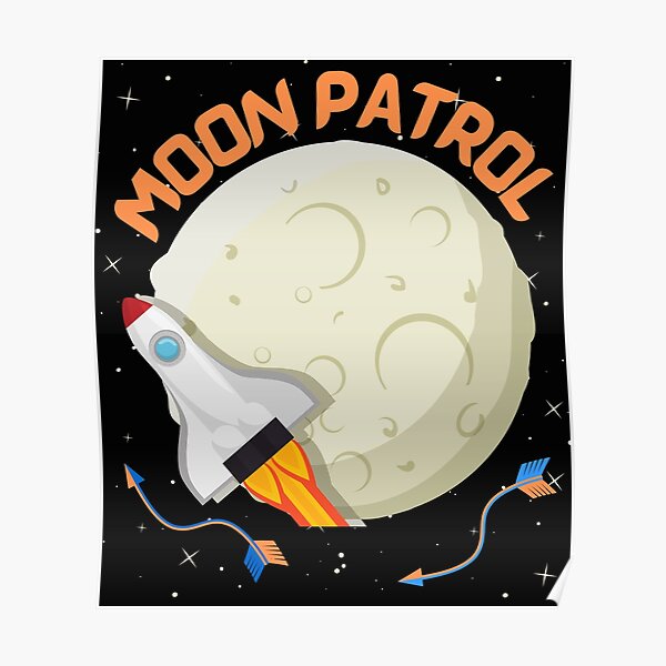 "Moonpatrol, Moon patrol, Retro, moon, space, arcade, moonpatrol ...