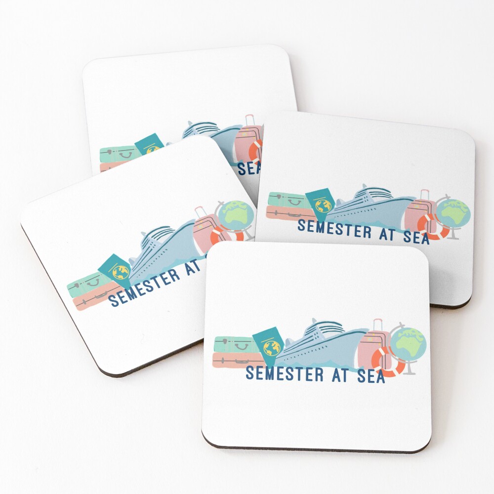 "Semester at Sea Sticker" Sticker for Sale by emmaprillaman | Redbubble