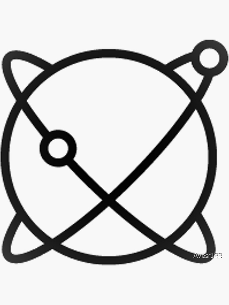"Universe Symbol" Sticker for Sale by Avesr123 | Redbubble