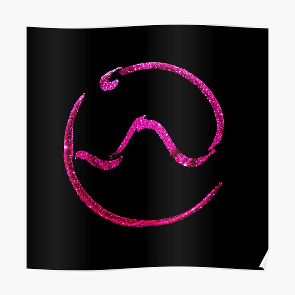 "Chromatica Pink Glitter Symbol Pretty" Poster by oxoxoxo | Redbubble