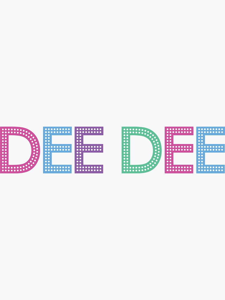 "Dee Dee - Prom the Musical" Sticker for Sale by MickeyBanks | Redbubble