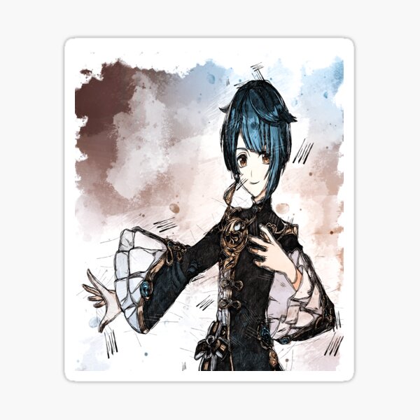 "Xingqiu - Genshin Impact" Sticker for Sale by Visionyst | Redbubble